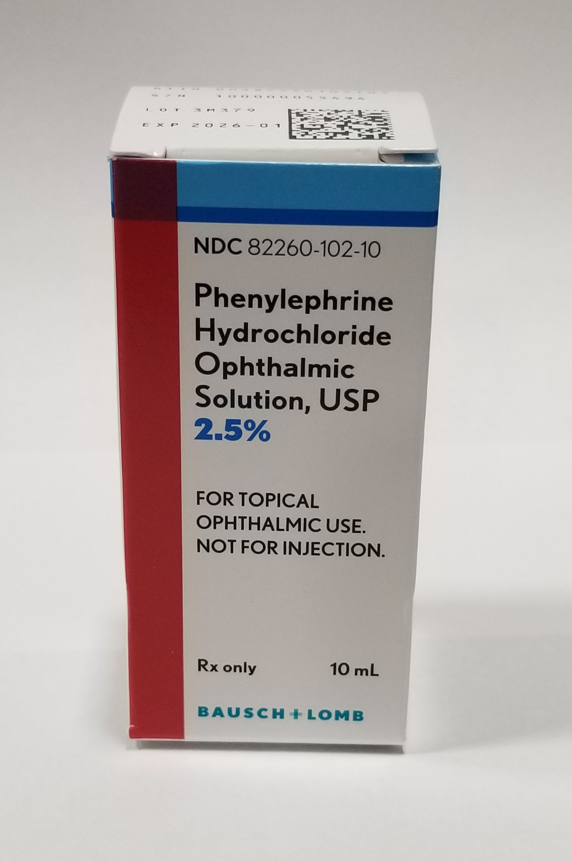 Phenylephrine HCL Ophthalmic Solution, USP 2.5%, 10mL - Bausch – My ...