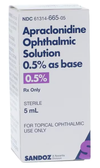 Apraclonidine HCl 0.5%Ophthalmic solution 5mL - Sandoz – My Medical ...