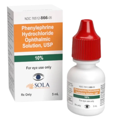 Phenylephrine 10% Ophthalmic Sol, 5mL- Sola Pharma – My Medical Supply ...